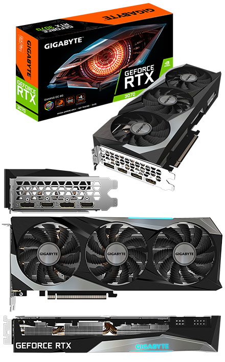 Data-Sheet - Gigabyte GeForce RTX 3070 GAMING OC 8G